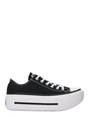 CONVERSE Chuck Taylor All Star Lift Double Stack Low Top Sneakers Black/white