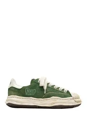 Mihara Yasuhiro Maison Mihara Yasuhiro Blakey OG Sole Vintage Suede Low Sneakers Green