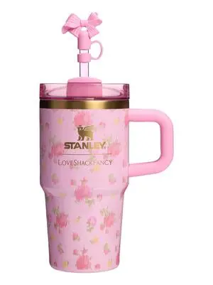 STANLEY 1913 X Loveshackfancy 20oz Flowstate Quencher Tumbler - Pink