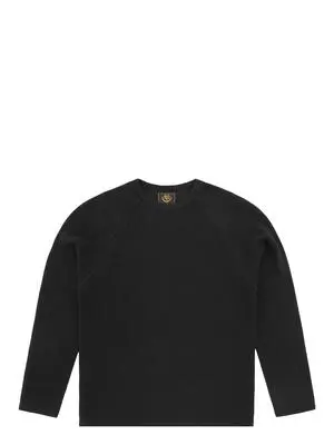 CORTEIZ Star Raglan Waffle Thermal - Black