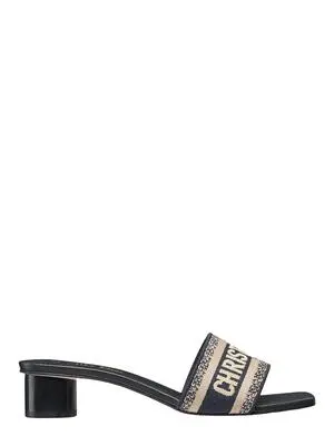 Dior Dway Heeled Slide - Blue