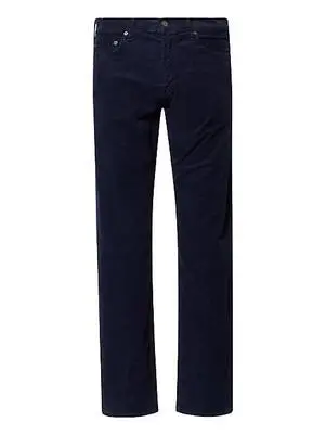 Citizens Of Humanity Elijah Corduroy Straight-leg Trousers - Navy