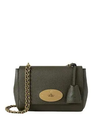 Mulberry Leather Shoulder Bag Juniper Green