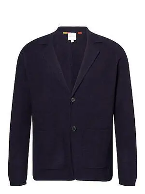 PAUL SMITH Notched-Lapel Wool Cardigan