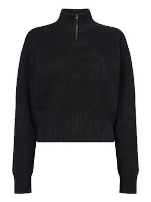 The North Face Half-zip Logo Knitted Jumper - Tnf Black