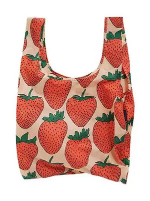 Baggu Standard Strawberry-print Woven Tote Bag - One-color