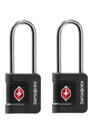 SAMSONITE Zinc-alloy Key Locks Pack Of Two - Black