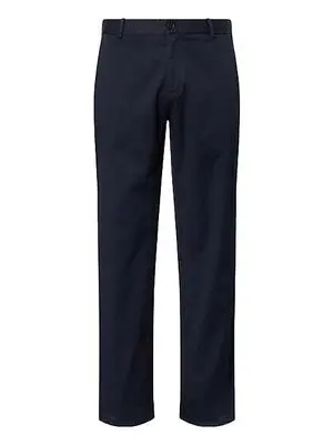 Sunspel Straight-leg Regular-fit Cotton Chinos - Navy