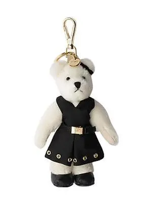 Prada Teddy Bag Charm - White