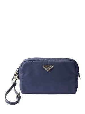 Prada Woven Pouch Blue