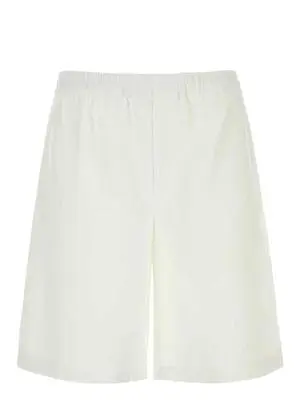 Gucci Linen Bermuda Shorts - White