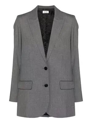 ZADIG&VOLTAIRE Rhinestone-Slogan Blazer