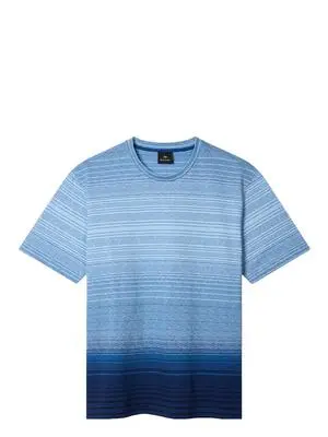 Paul Smith Gradient Stripe T-shirt - Blue