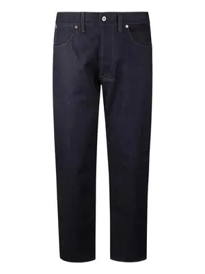 Stone Island Selvedge Regular Trousers - Blue