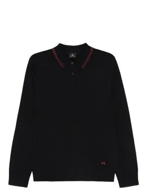 Paul Smith Sweater With Embroidered Logo - Blue