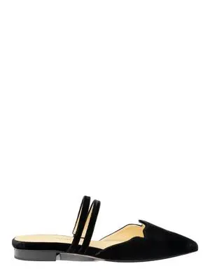 Sarah Flint Krystle Slides - Black Velvet