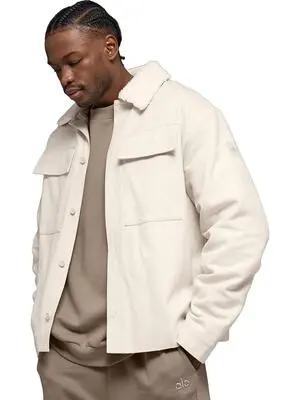 Alo Yoga Canvas Utility Shacket Jacket - Bone