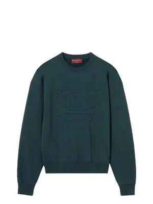 Gucci Brushed Cotton Jersey Sweatshirt - Green