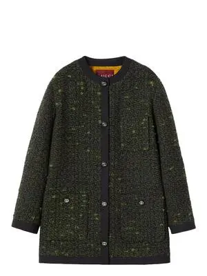 Gucci Wool Bouclé Jacket - Green