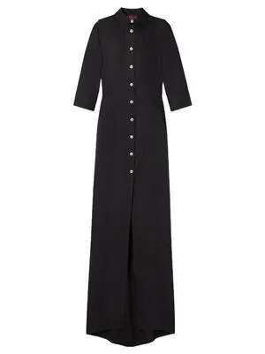 Gucci Dry Silk Wool Dress - Black