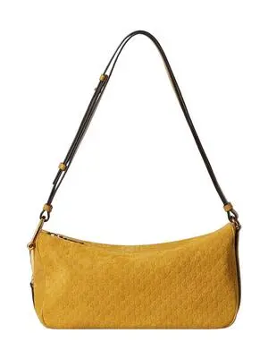 Gucci Half Horsebit Medium Shoulder Bag - Yellow