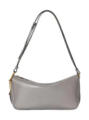 Gucci Half Horsebit Medium Shoulder Bag - Grey