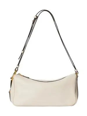 Gucci Half Horsebit Medium Shoulder Bag - White