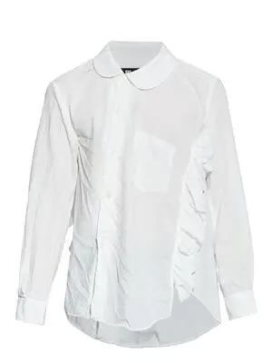 COMME DES GARÇONS BLACK Ruffled Shirt - White