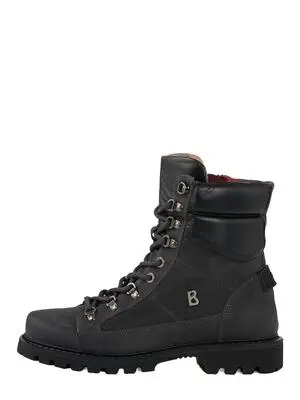 Bogner Helsinki Lace-up Boots With Spikes - Dark Gray