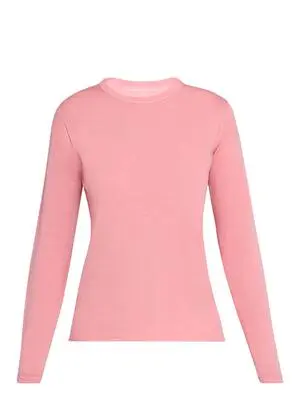Majestic Filatures Cashmere Crewneck Pullover - Flamingo