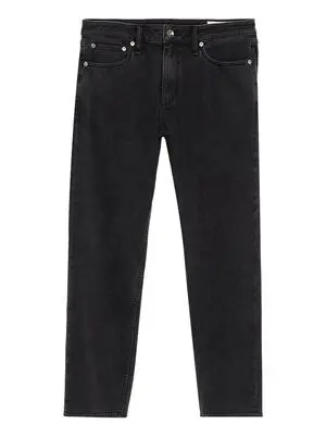 Rag & Bone Fit 3 Authentic Stretch Tapered-fit Jeans - Fdblk