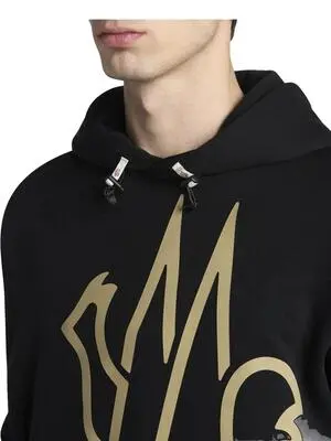 Moncler Script Logo Hoodie - Black