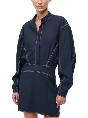 Staud Kiln Dress - Navy