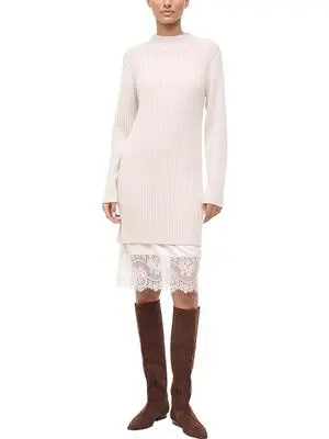 Staud Willow Sweater Dress - Ecru