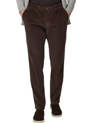 Boggi Milano Slim Fit Stretch Garment Dyed Pants - Brown