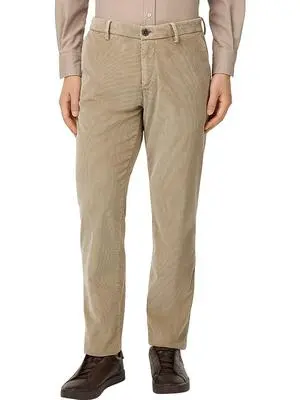 Boggi Milano Slim Fit Stretch Garment Dyed Pants - Sand