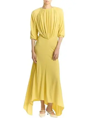 Stella McCartney Crepe Jersey Dress - Mimosa