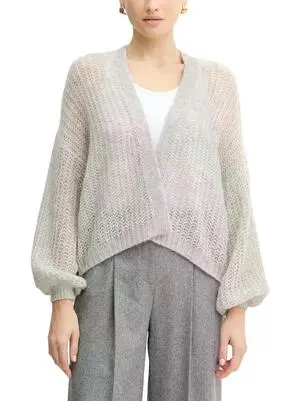 BOSS Open-front Cardigan - Grey