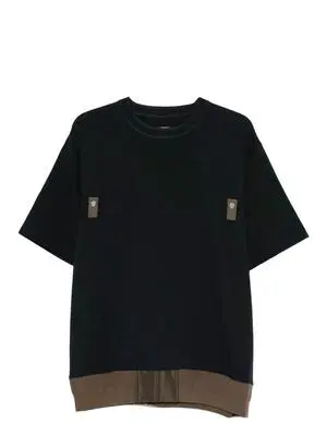 SACAI Patch-appliqué T-shirt