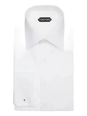 TOM FORD Cufflink Button-down Shirt - White