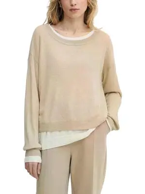 BOSS Crew-neck Top - Neutrals
