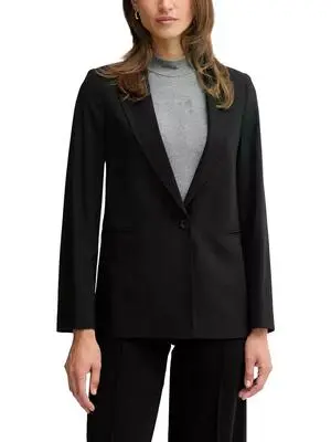 BENETTON Buttoned Pocket Blazer - Black