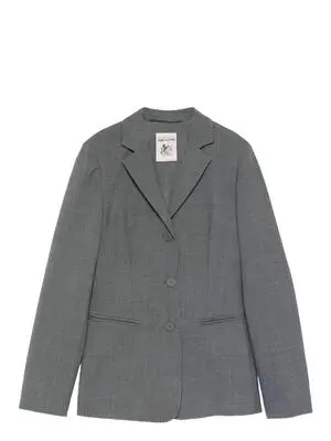 SEMICOUTURE Herminia Button-fastening Blazer - Grey