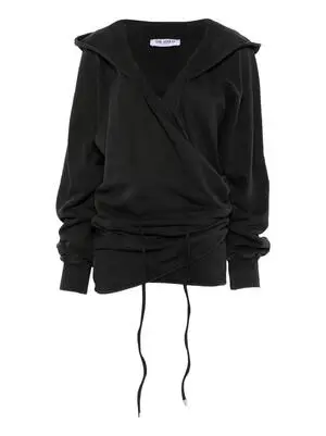 Attico Hooded Mini Dress - Black