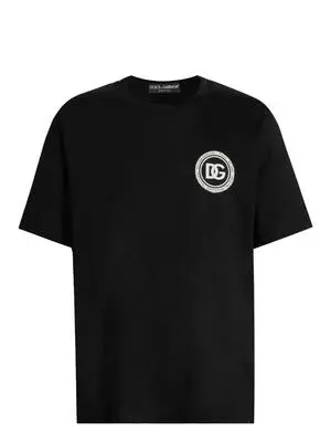 Dolce & Gabbana Logo-patch T-shirt - Black