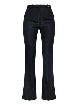 Versace Medusa-plaque Trousers - Black