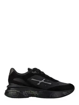 Premiata Moerund 7795 Logo-print Sneakers - Black
