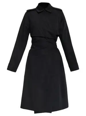 Burberry Belted Midi Dress - Black
