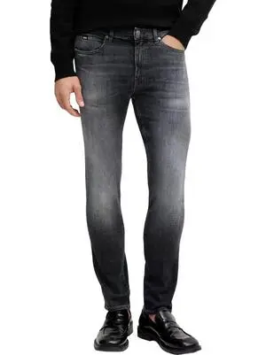 BOSS Logo-patch Jeans - Grey