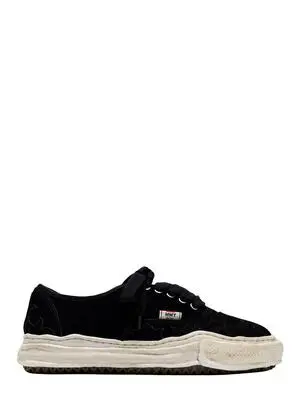 Mihara Yasuhiro Baker Og Sole Western Detail Low Top Sneakers - Black
